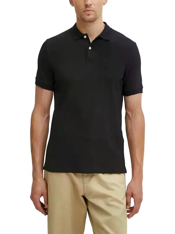 Marc O'polo Buttoned Polo Shirt - Black