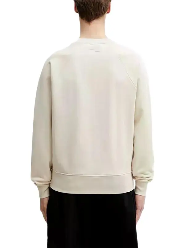 Filling Pieces Logo Embroidered Sweatshirt - Neutrals