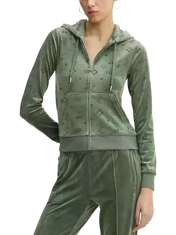 Juicy Couture Zip-front Hoodie - Green