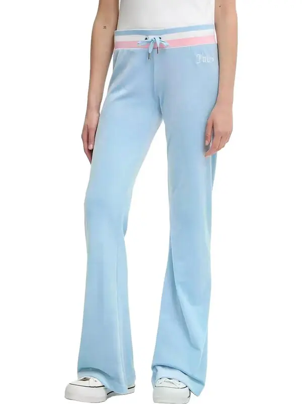 Juicy Couture Drawstring Flared Trousers - Blue