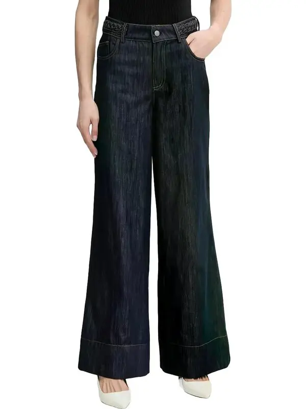OUI Wide Leg Jeans - Blue