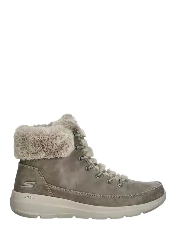 Sketchers Fur Trim Boots - Grey