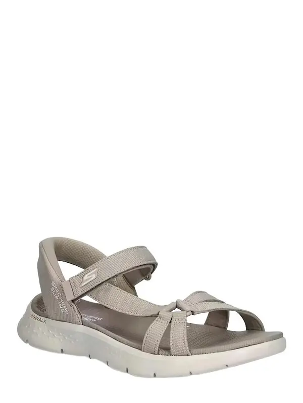 Sketchers Strappy Crossover Sandals - Neutrals