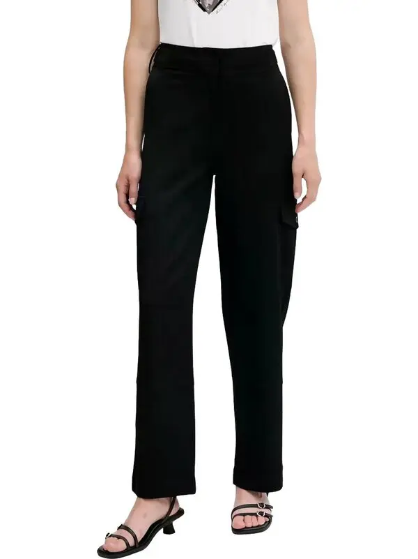 Desigual Panelled Trousers - Black