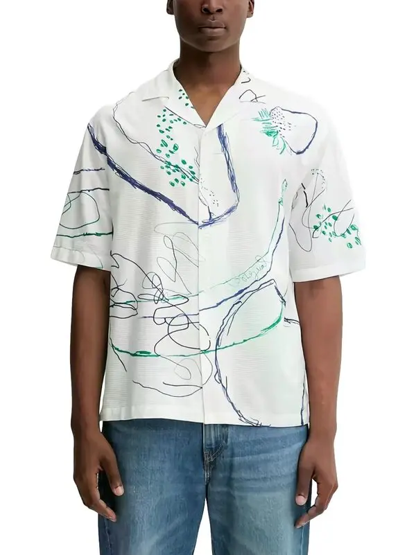 Desigual Printed Short-sleeve Shirt - White