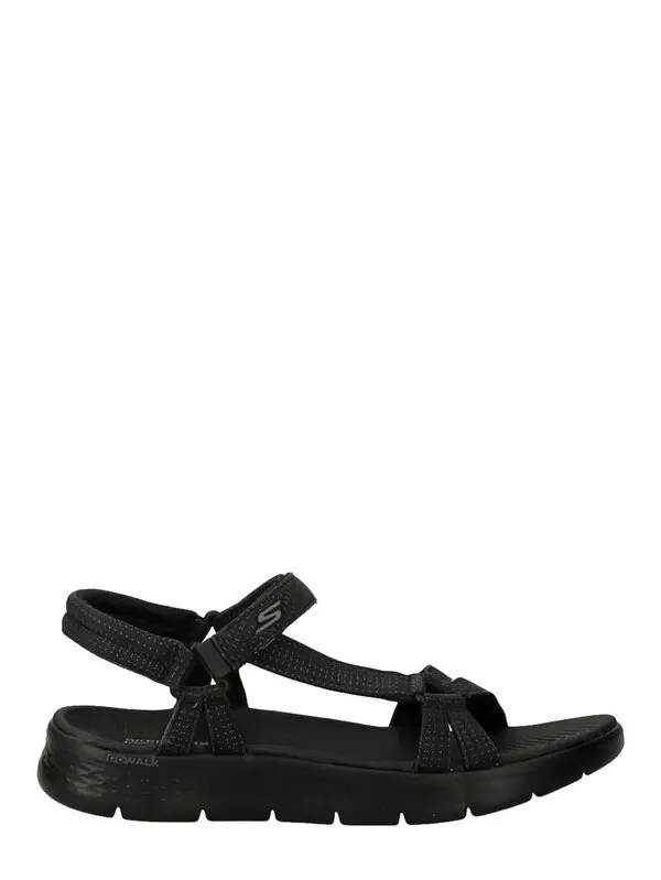 Sketchers Gowalk Strappy Sandals - Black