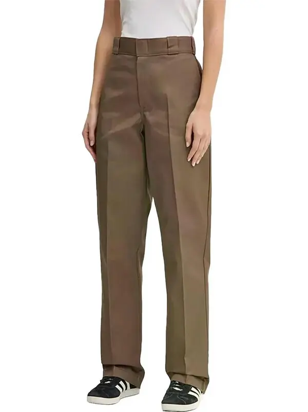 Dickies High-rise Straight-leg Trousers - Brown