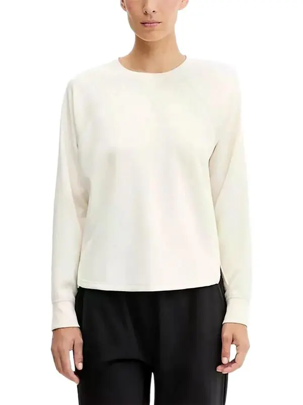 Dkny Crew-neck Raglan-sleeves Sweater - Neutrals