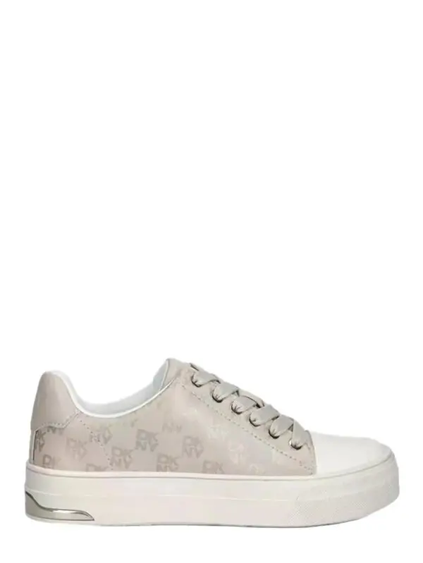 Dkny Logo Print Sneakers - Neutrals