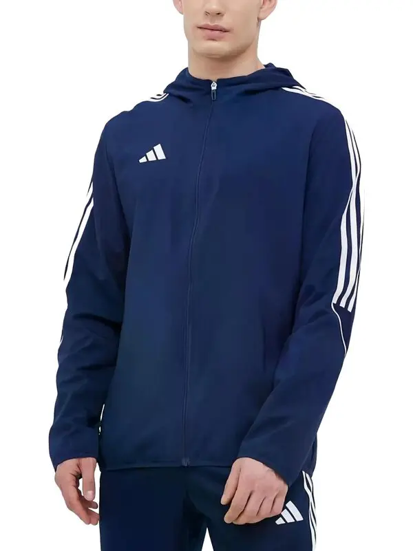Adidas Logo-print Lightweight Jacket - Blue