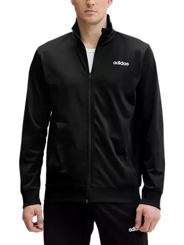 Adidas Linear Logo-print Tracksuit - Black