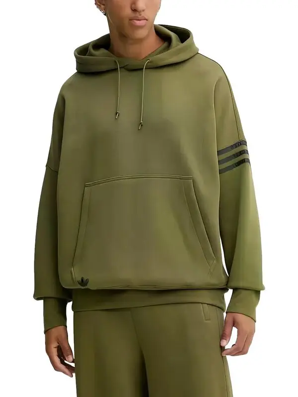 Adidas Three-stripe Hoodie - Green