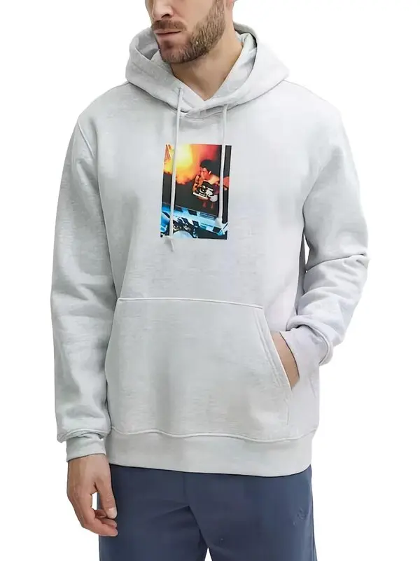 Adidas Graphic Hooded Sweatshirt - Grey