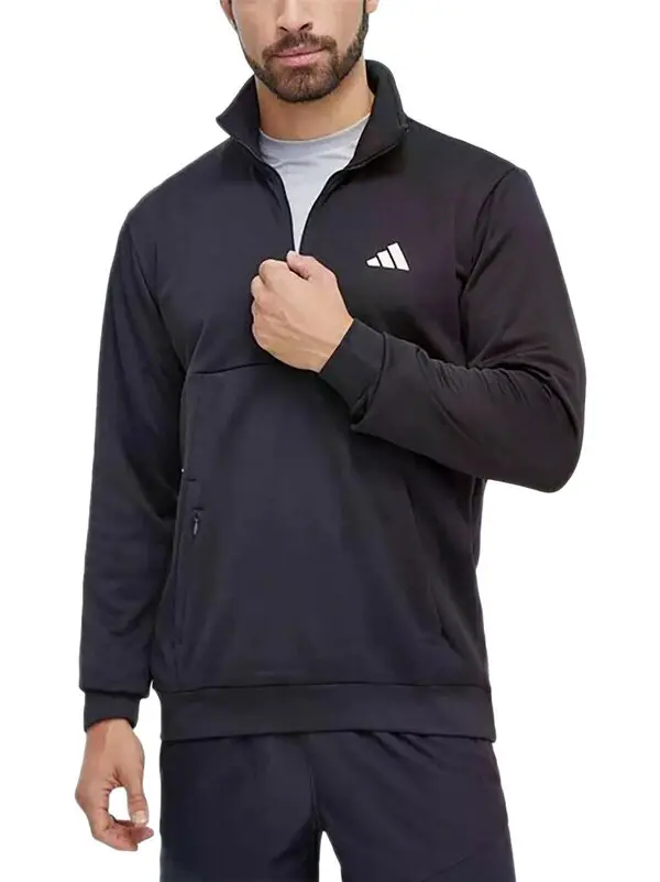Adidas Half-zip Sweatshirt - Black