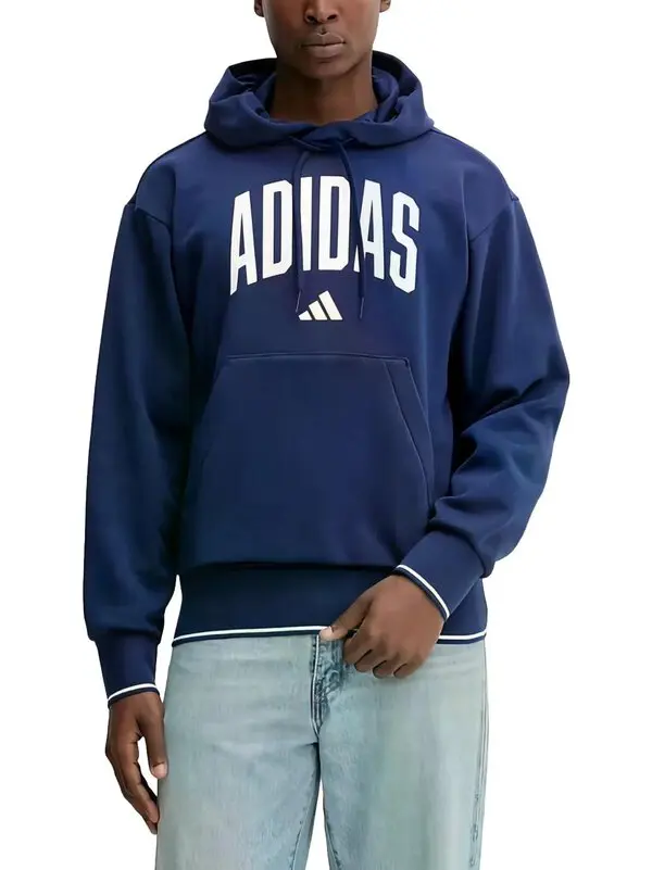 Adidas Logo Hoodie - Blue