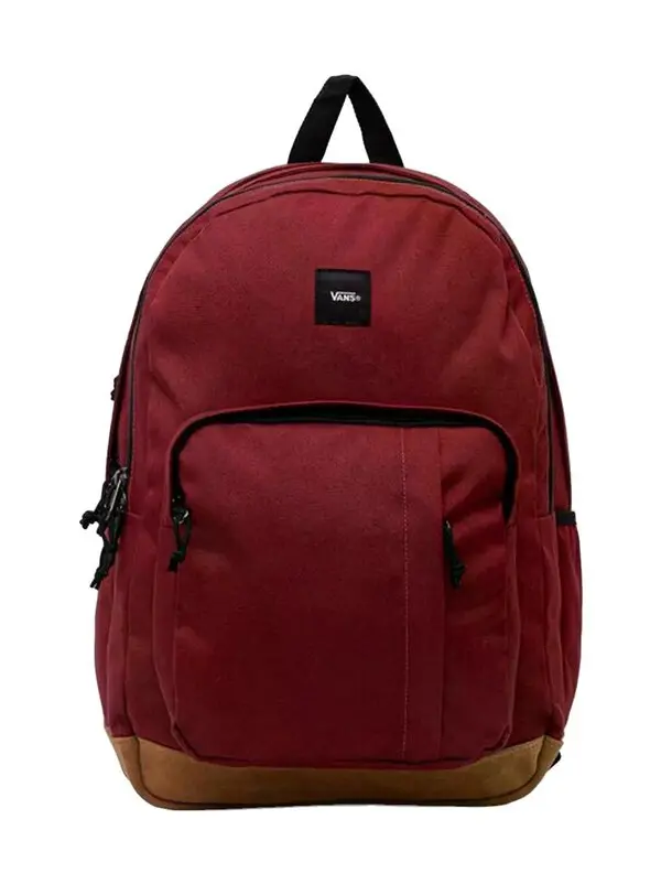 VANS Logo-patch Pocket Backpack - Red