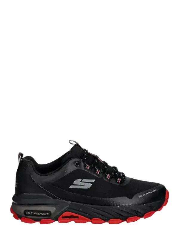 Sketchers Logo Lace-up Sneakers - Black