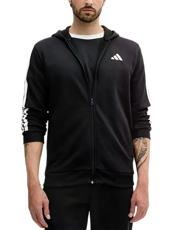 Adidas Logo Zip Tracksuit - Black