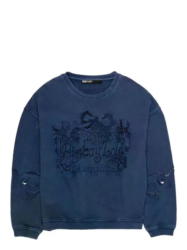 Bimba Y Lola Cut-out Sweater - Blue