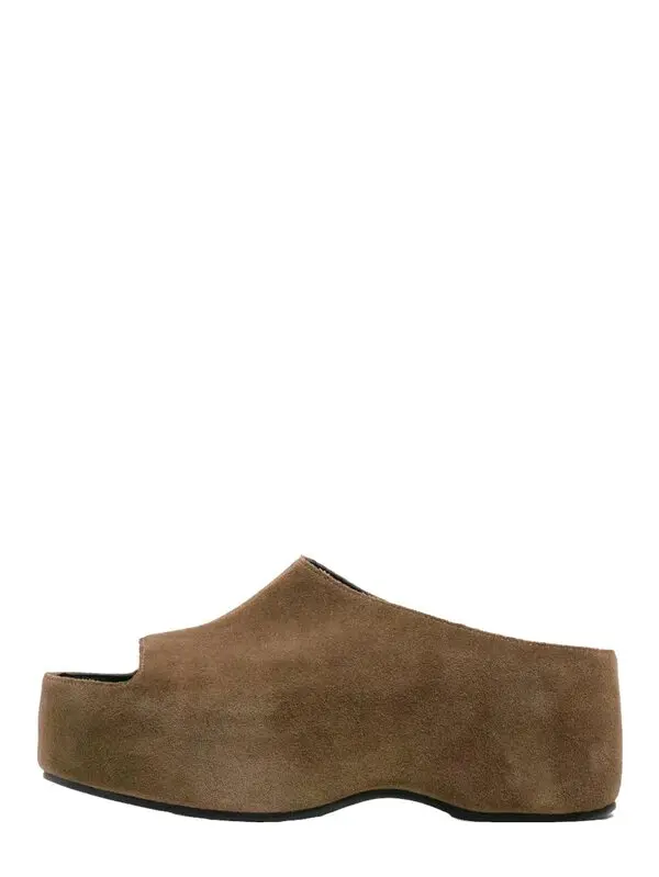 Bimba Y Lola Peep-toe Platform Sandals - Brown