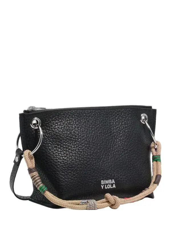 Bimba Y Lola Mini Bag With Rope Handle - Black