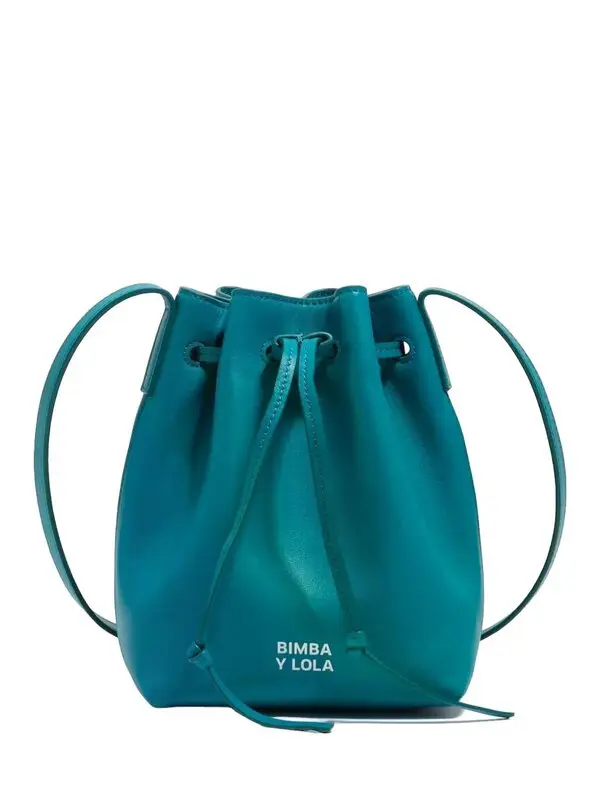Bimba Y Lola Mini Bucket Drawstring Bag - Blue