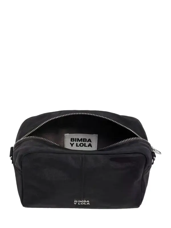 Bimba Y Lola Zip Charm Cross Body Bag - Black