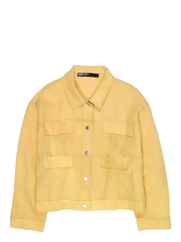 Bimba Y Lola Patch Pocket Jacket - Yellow