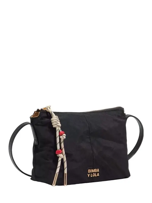 Bimba Y Lola Knotted Strap Satchel - Black