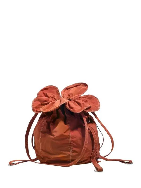 Bimba Y Lola Floral Drawstring Mini Bag - Orange