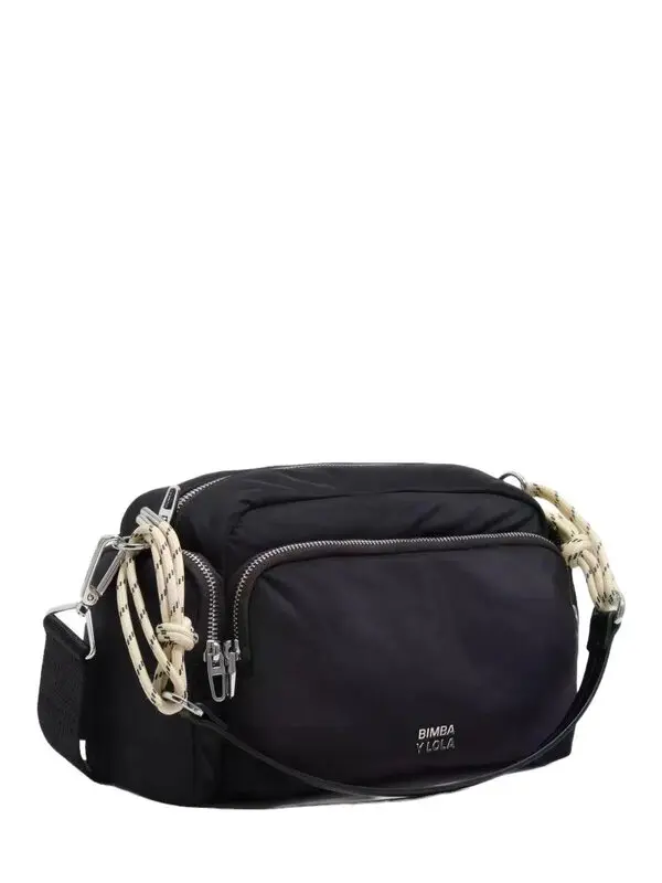 Bimba Y Lola Medium Zip Shoulder Bag - Grey