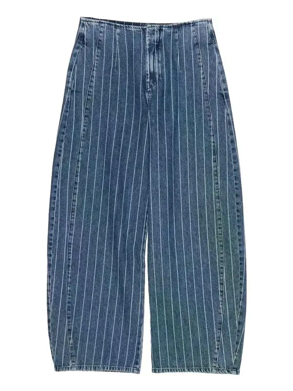 Bimba Y Lola Striped Jeans - Blue