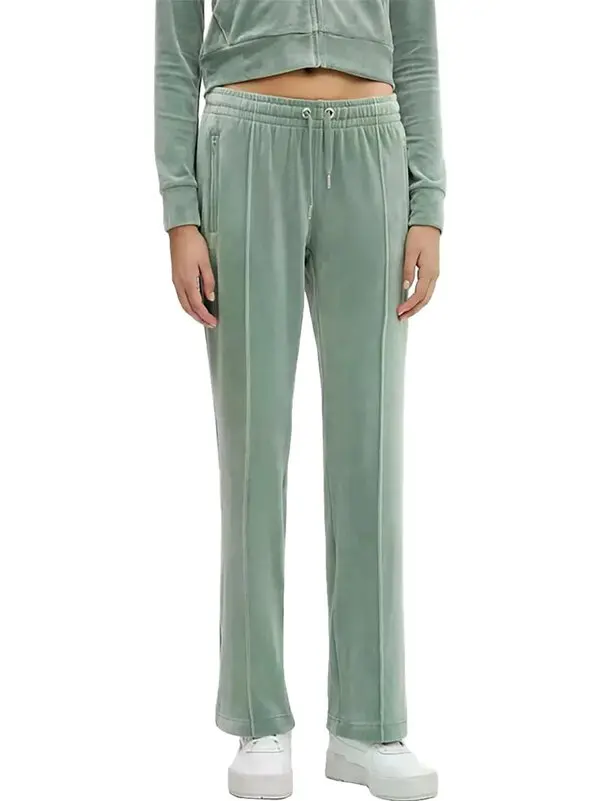 Juicy Couture Crystal-embellished Track Pants - Green