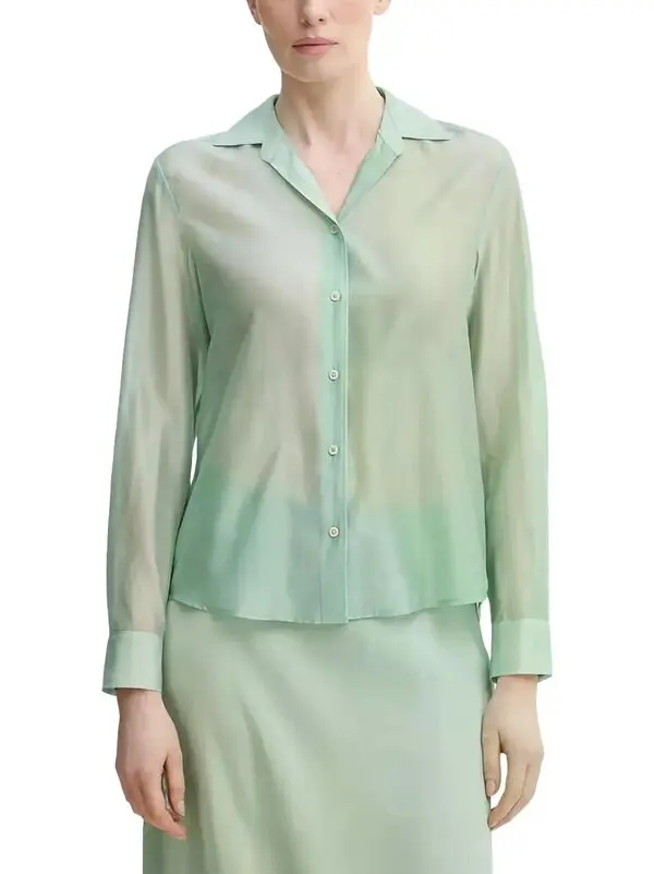 Marc O'polo Buttoned Collared Shirt - Green