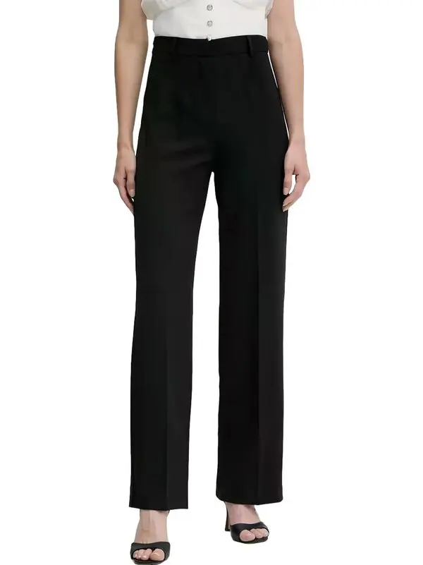 MORGAN Poya Wide-leg Trousers - Black