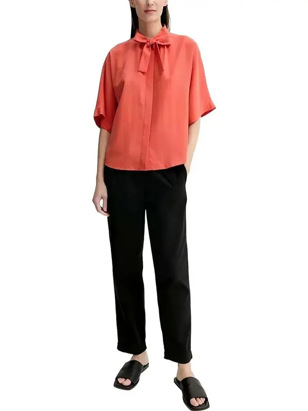 Marc O'polo Tie-neck Blouse - Orange