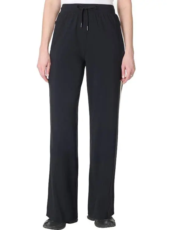 Sweaty Betty Explorer Side Stripe Wide Leg Pants - Black