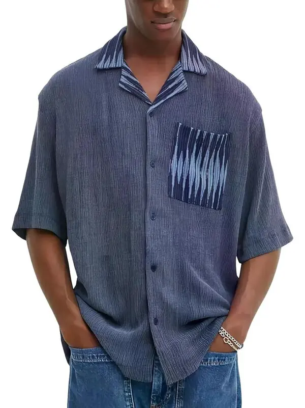 Desigual Chest-pocket Shirt - Blue