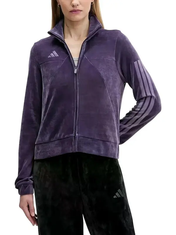 Adidas Zip-up Sweatshirt - Purple