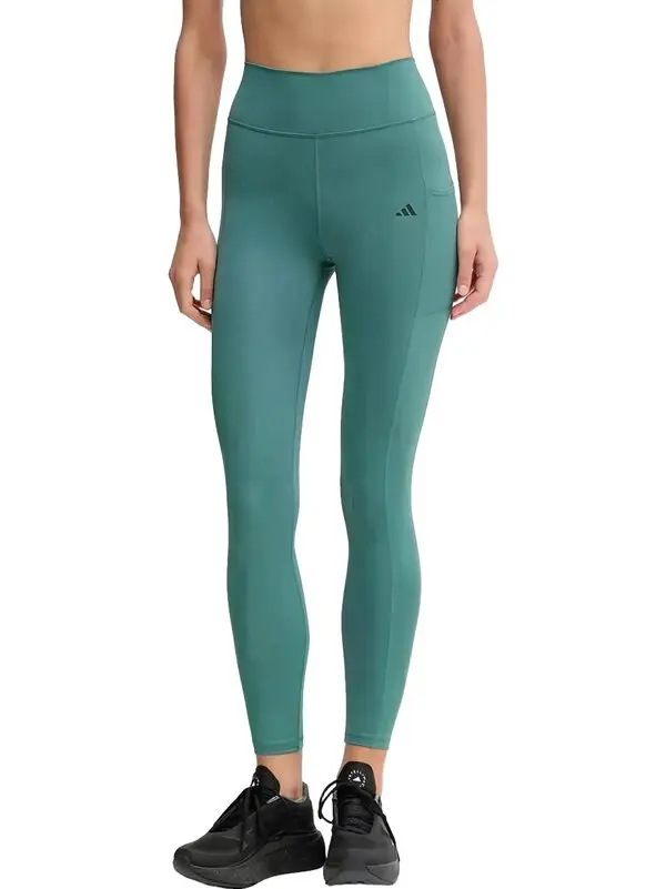 Adidas Logo-detail Leggings - Green