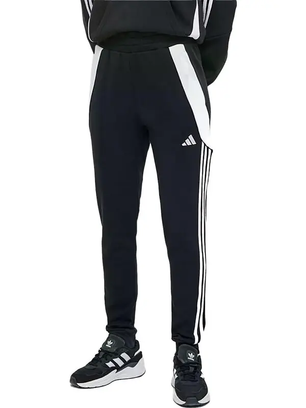 Adidas Stripe-detail Track Pants - Black