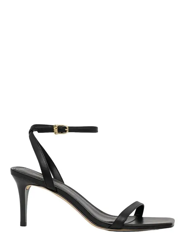 Michael Kors Ankle-strap Square-toe Sandals - Black