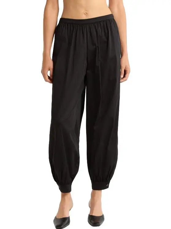WAYF Remy Balloon Trousers - Black