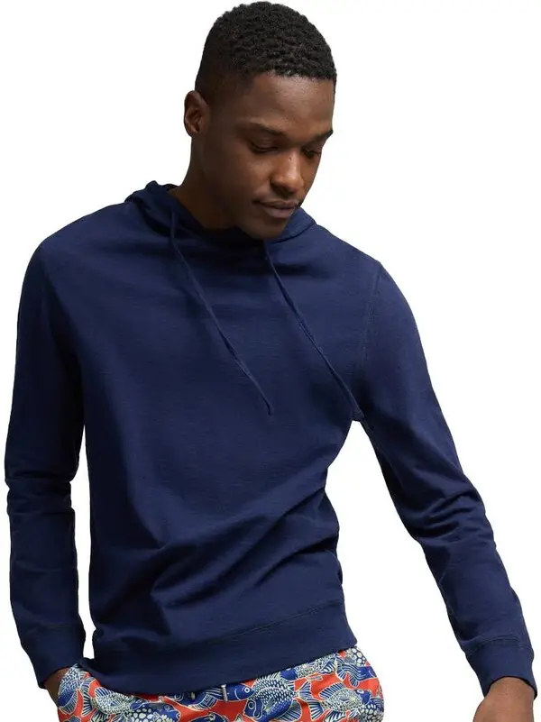 Onia Slub Pullover Hoodie - Navy