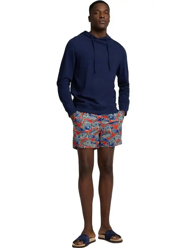 Onia Slub Pullover Hoodie - Navy