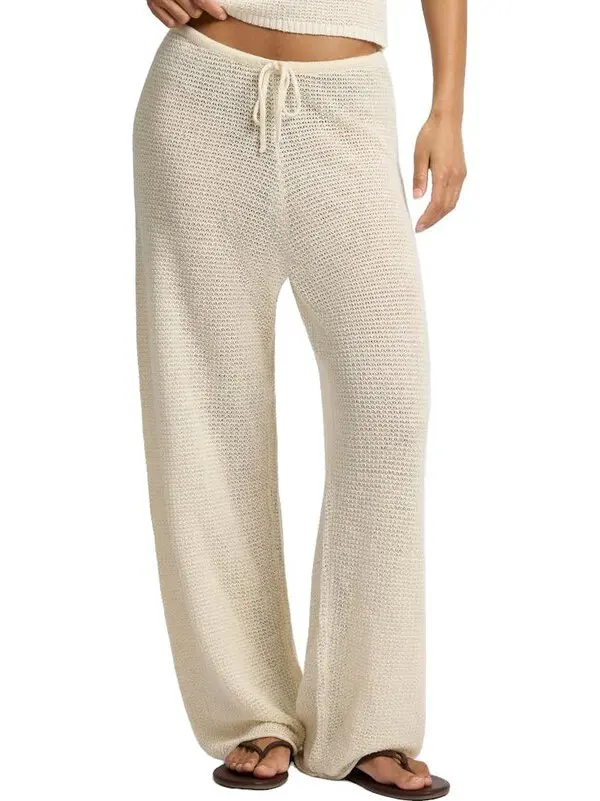 Onia Knit Drawstring Pant - Egret