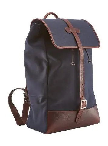 PRINCE OF SCOTS Cotswold Canvas Backpack - Classic Navy
