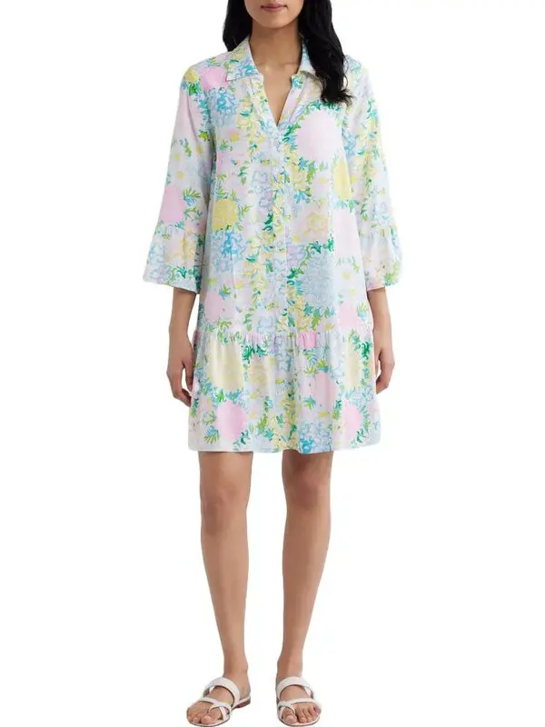 Lilly Pulitzer® Floral Print Tunic Dress - Multi Lilly Garden