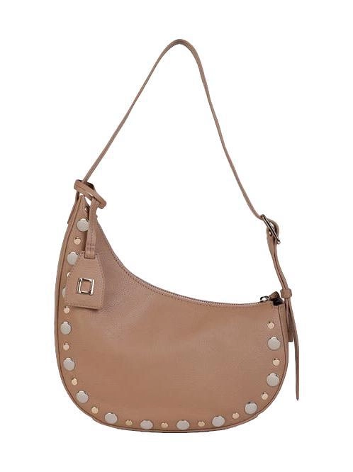 Rafe New York Janet Asymmetric Hobo With Stud Embellishments - Barley