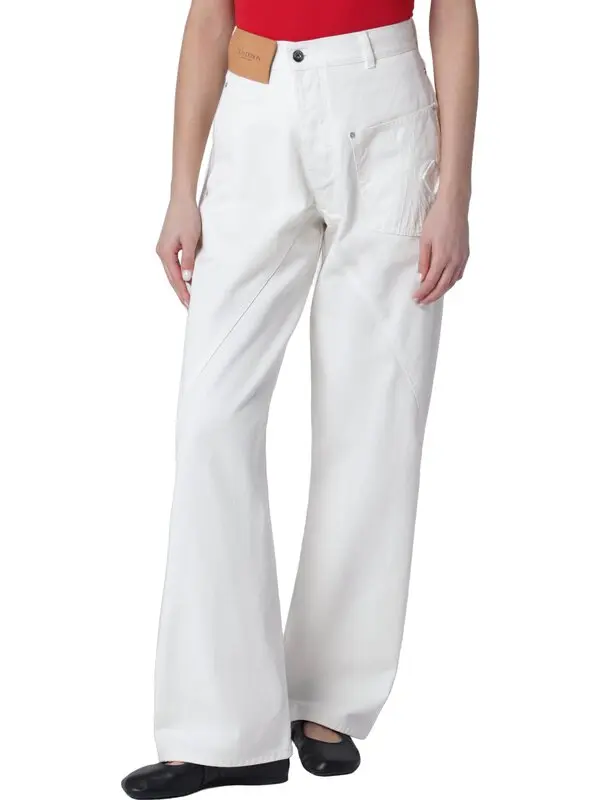 JW Anderson Twisted Denim Jeans - White